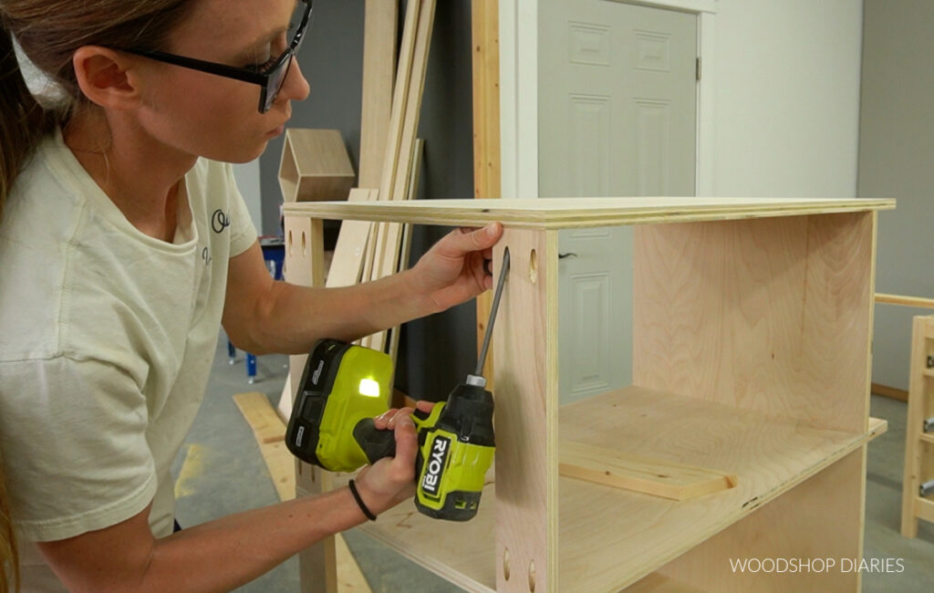 DIY Sliding Door Cabinet -- BUILDING PLANS!