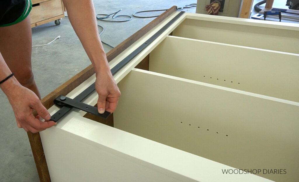 DIY Sliding Door Cabinet -- BUILDING PLANS!