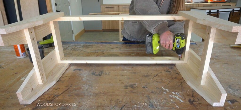 How to Build a Simple Bench with Shelf