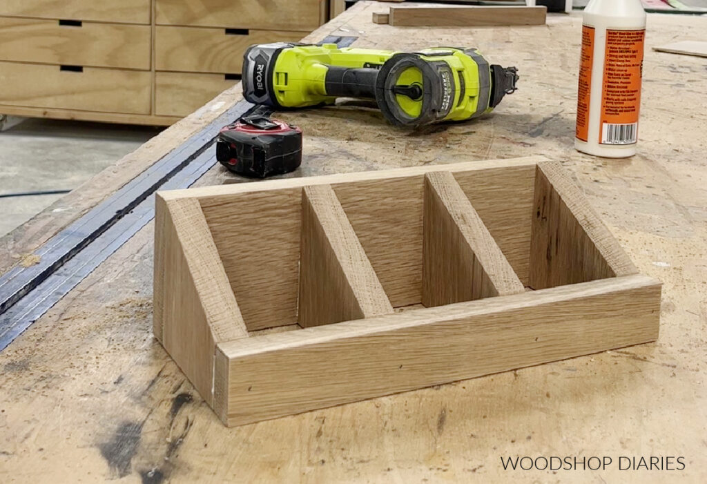 DIY Tea Storage Box with Mug Holder