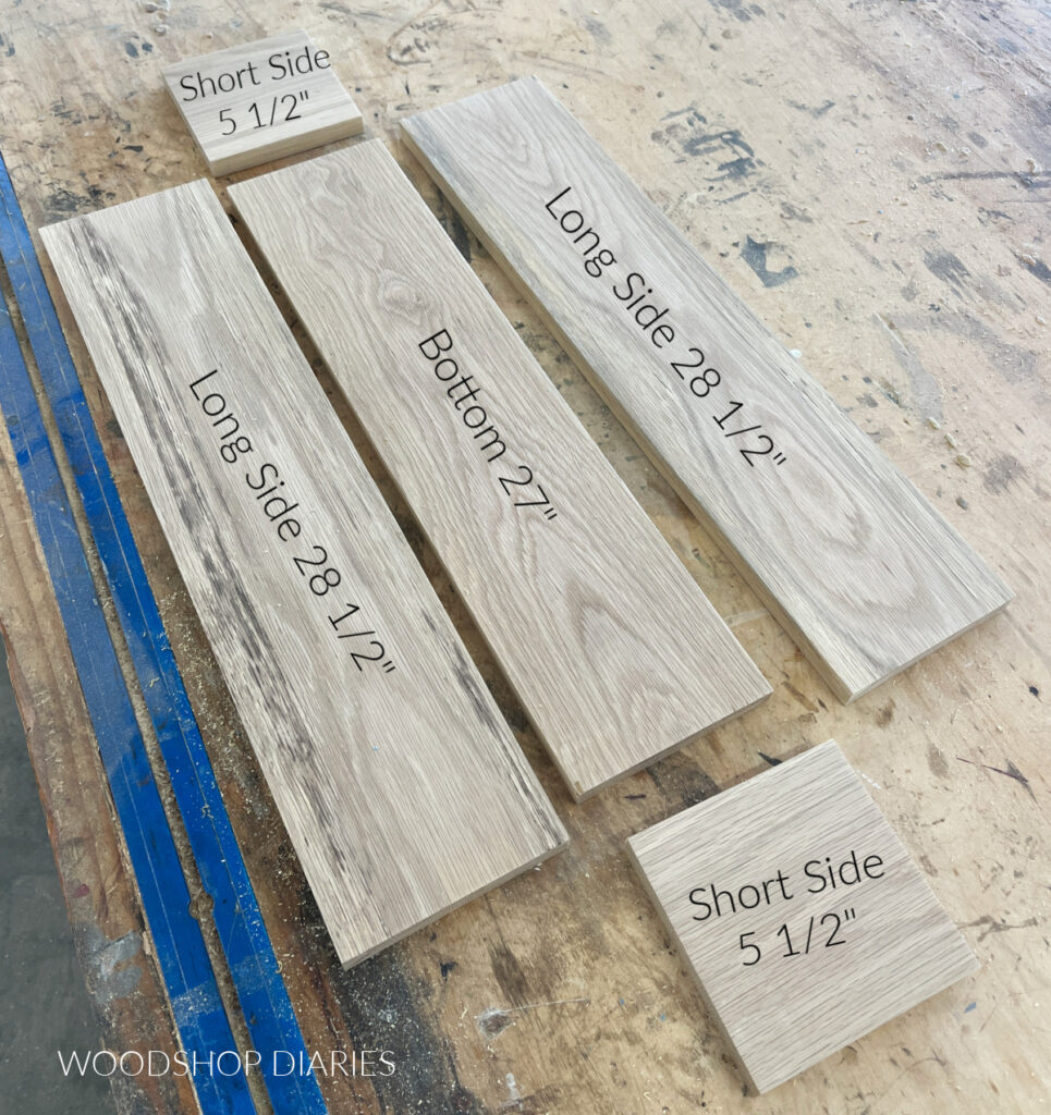 Simple DIY Wooden Box for Table Centerpiece