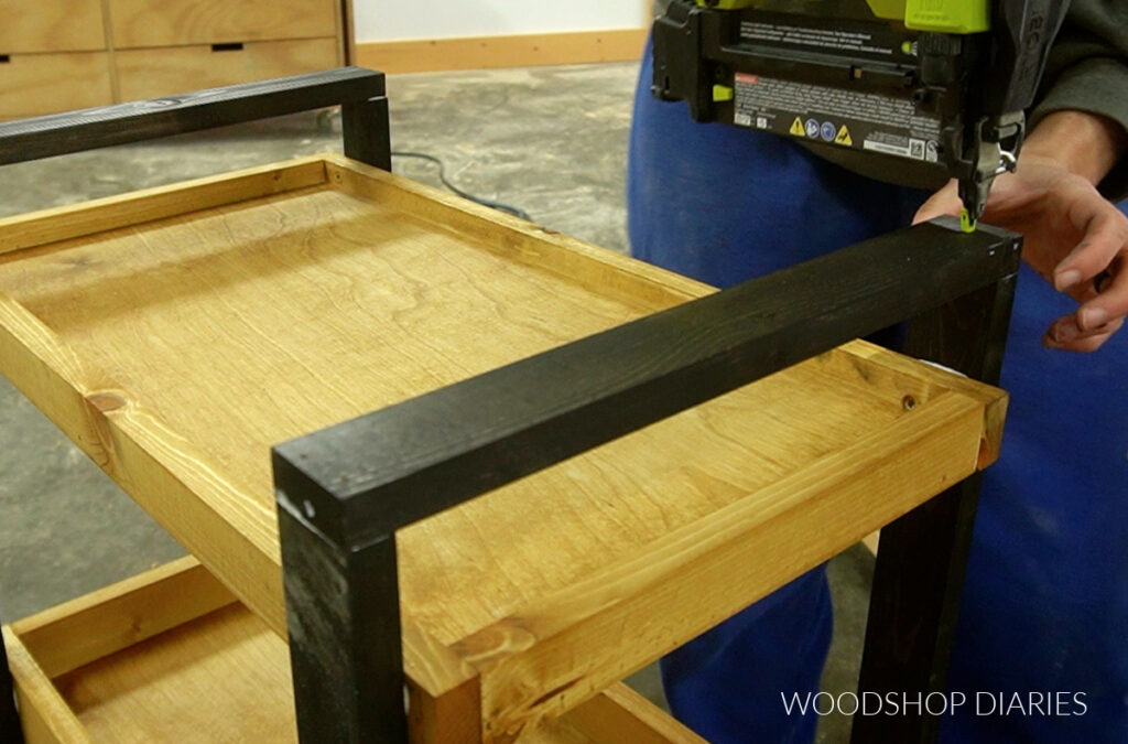 How to Build a DIY Rolling Storage Cart--BUILDING PLANS