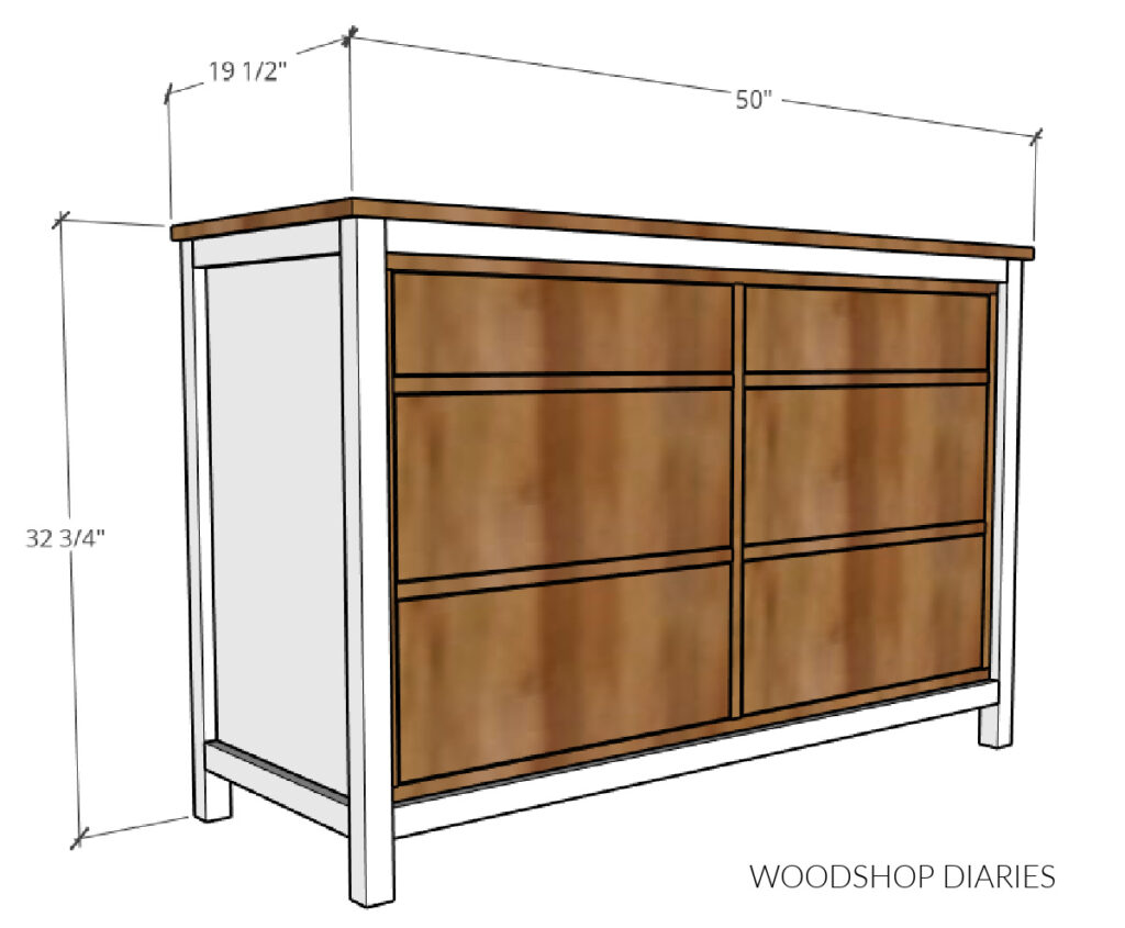 6 Drawer Dresser--{9 Step Building Plans a Video Tutorial!}