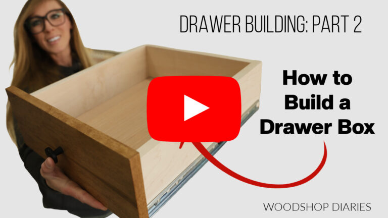 How to Build a Drawer Box