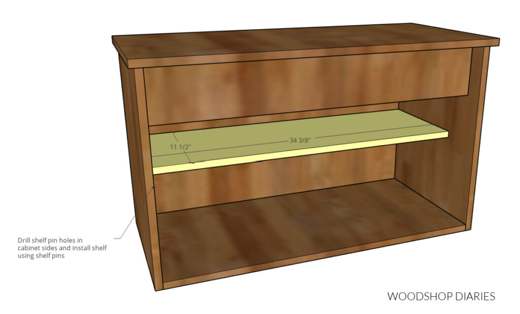 DIY Display Console Cabinet with Drawer | BUILDING PLANS!