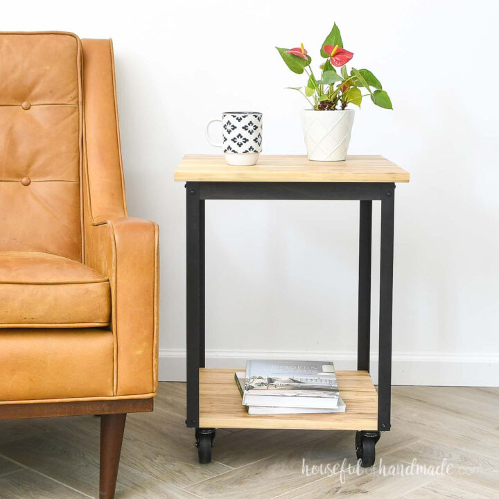 Modern DIY C Table | Made from Just 1 Board!!