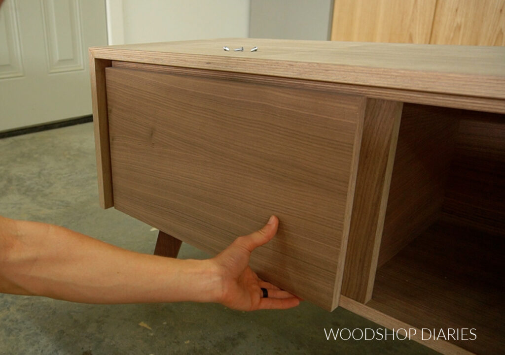 How to Build a Mid Century Console