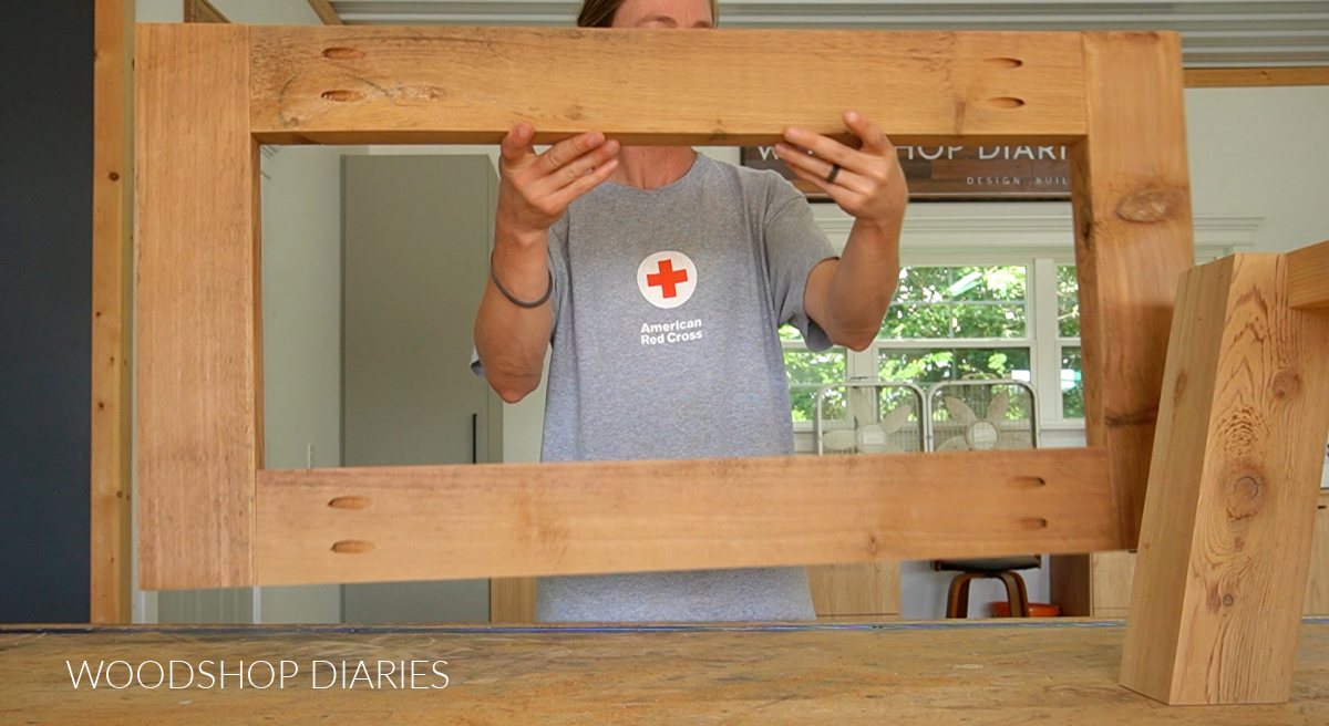 DIY Chunky Outdoor Coffee Table