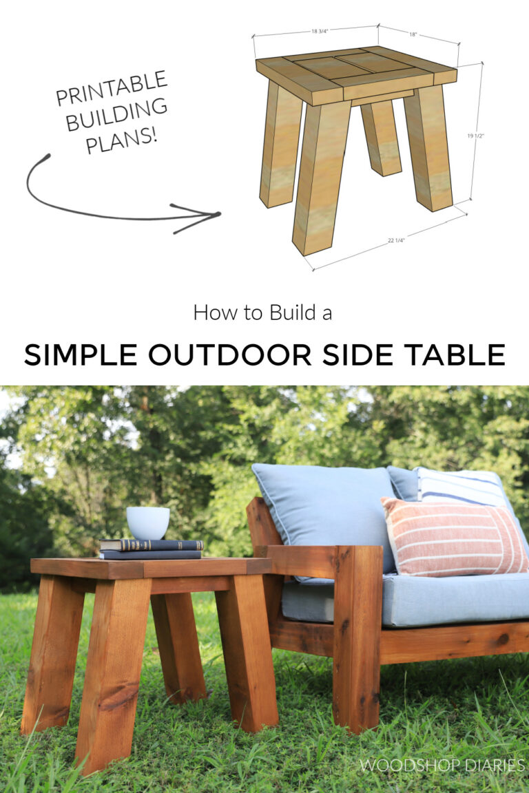 How to Build an Outdoor Side Table | BUILDING PLANS
