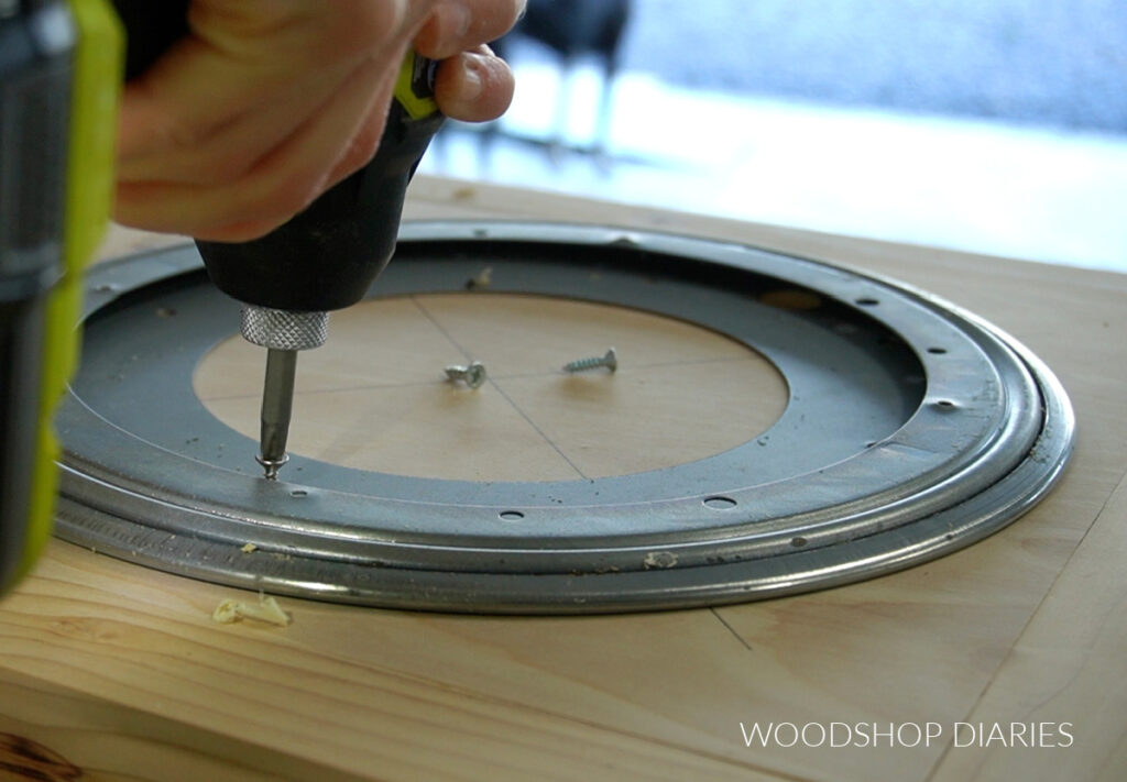 DIY Rotating Bookshelf