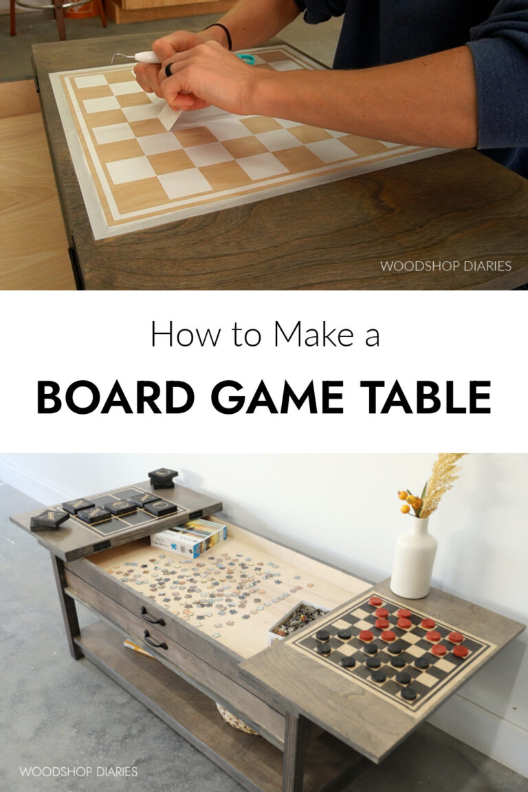 How to Build a Board Game Table