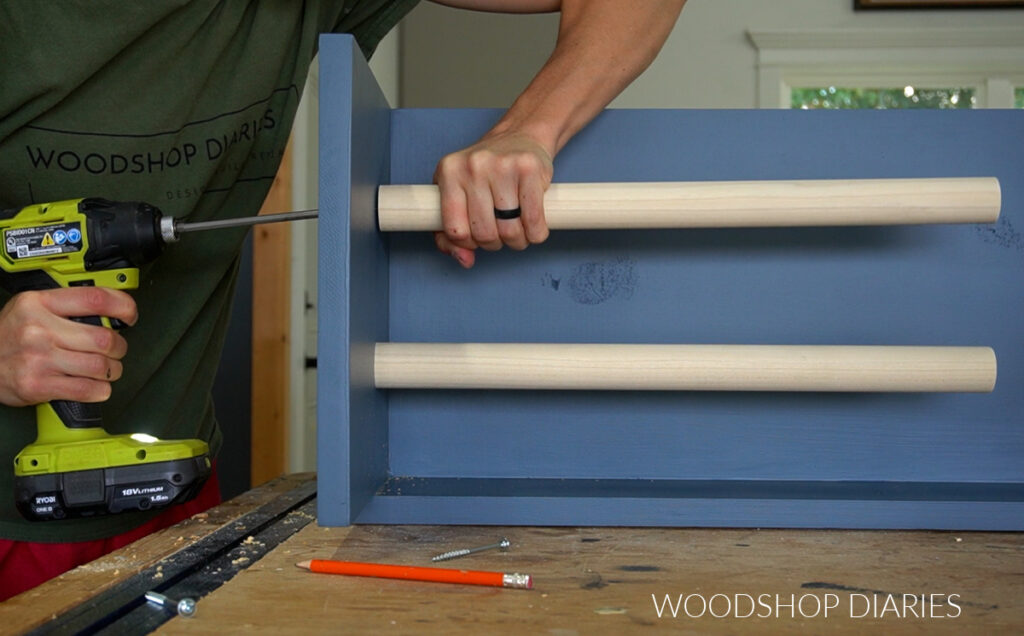 DIY Vertical Shoe Organizer | From 2 Boards + a Dowel