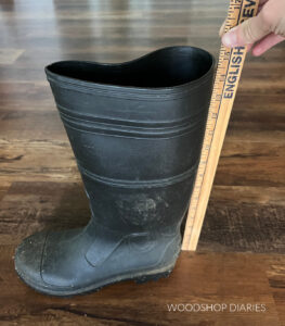 DIY Freestanding Boot Rack | From SCRAP WOOD!