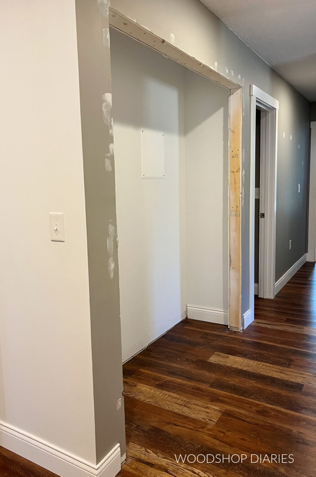 DIY Hallway Closet Built Ins