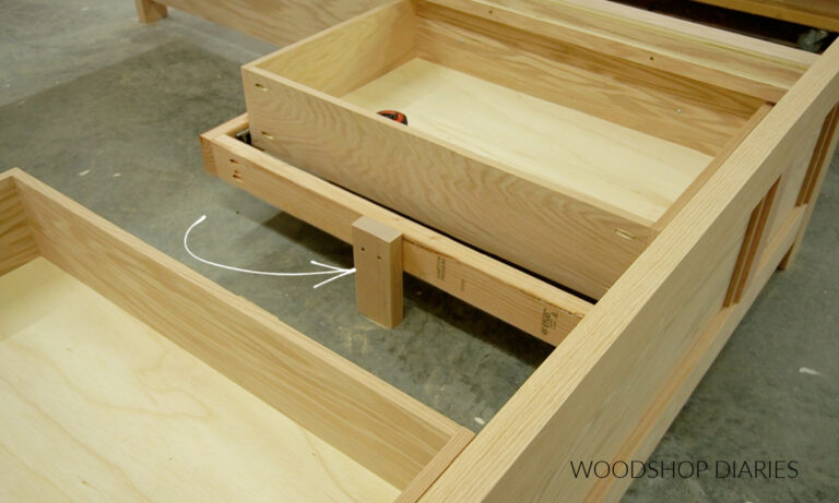 How to Build a Bed with Storage Drawers | BUILDING PLANS