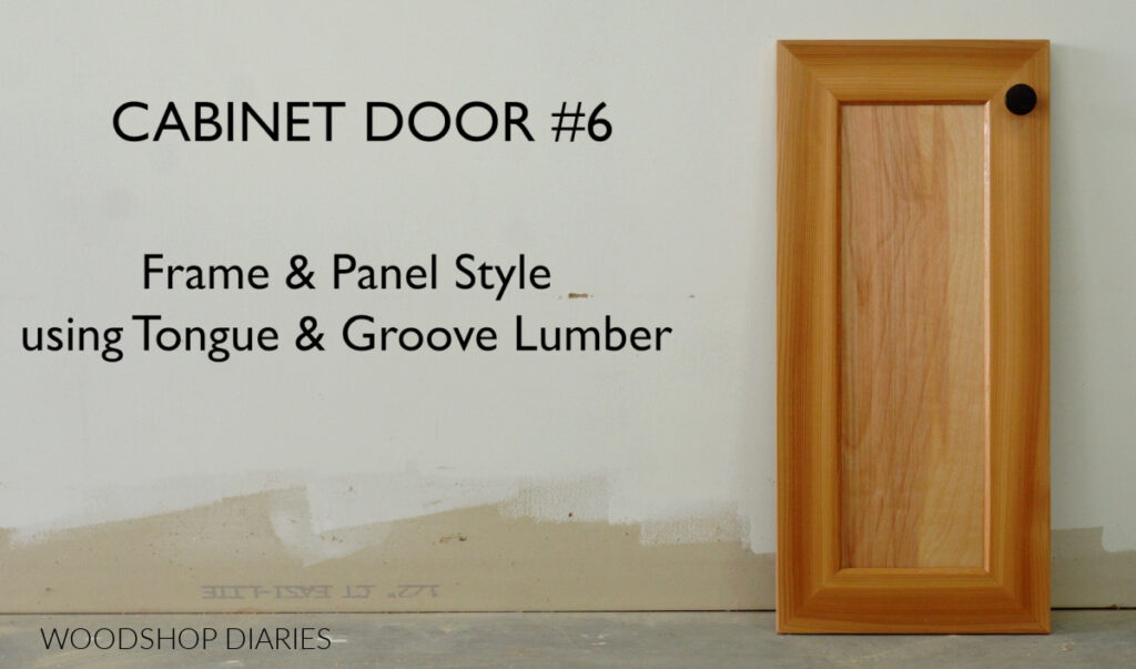 7 Ways To Build a Cabinet Door | for EVERY Skill Level