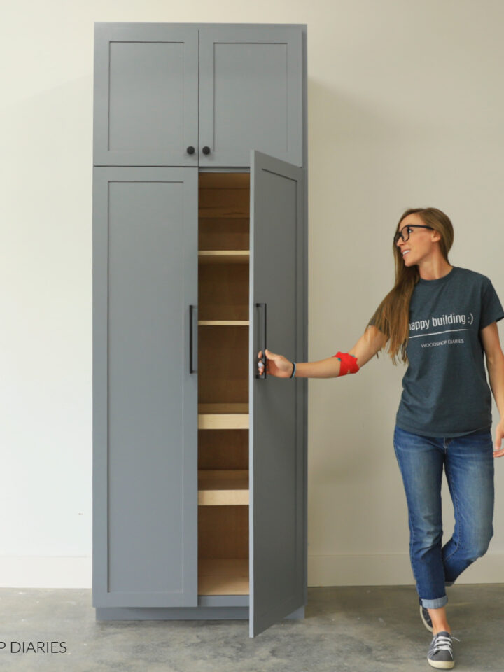 DIY Storage Cabinet Building Plans - Woodshop Diaries