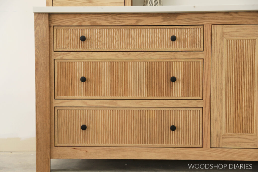 How to Make a Fluted Drawer Front