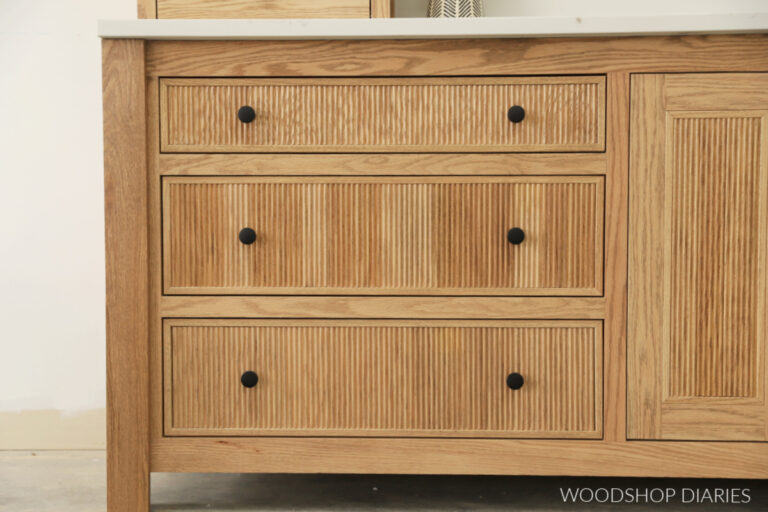 How to Make a Fluted Drawer Front