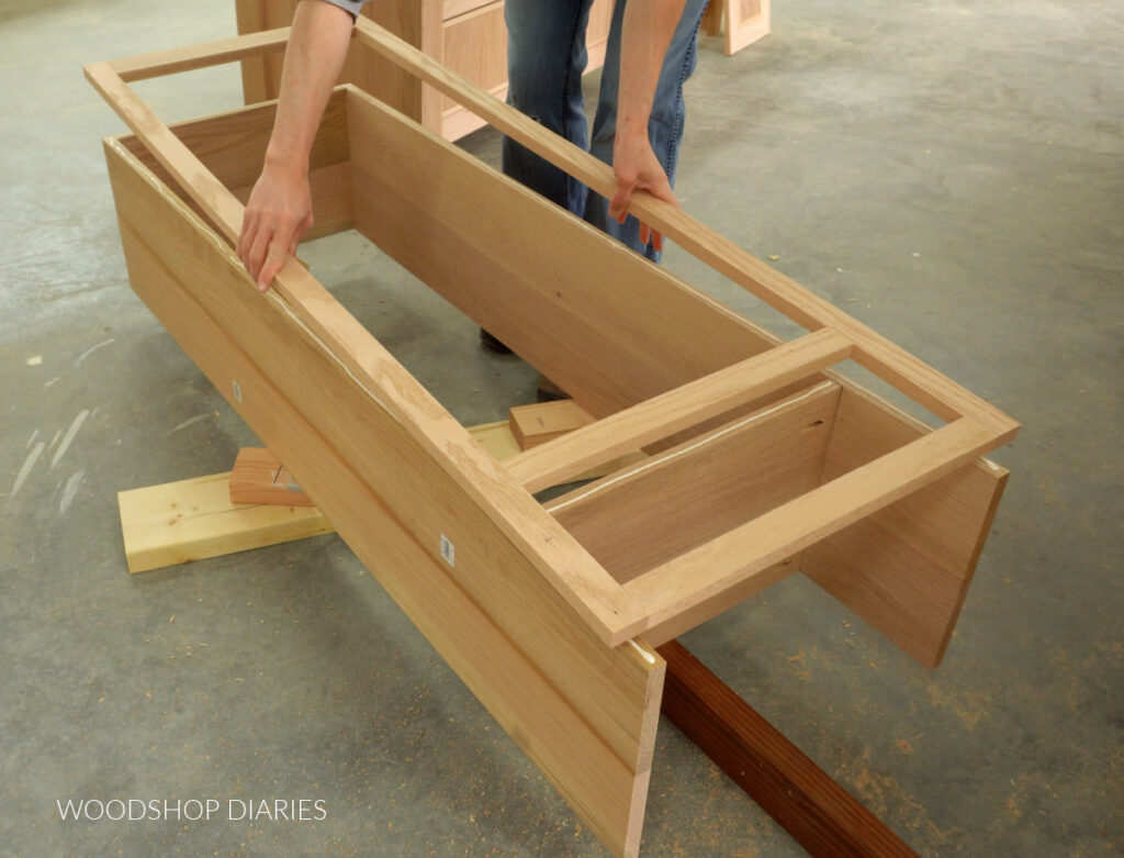 How to Build a Bathroom Vanity with Countertop Cabinet