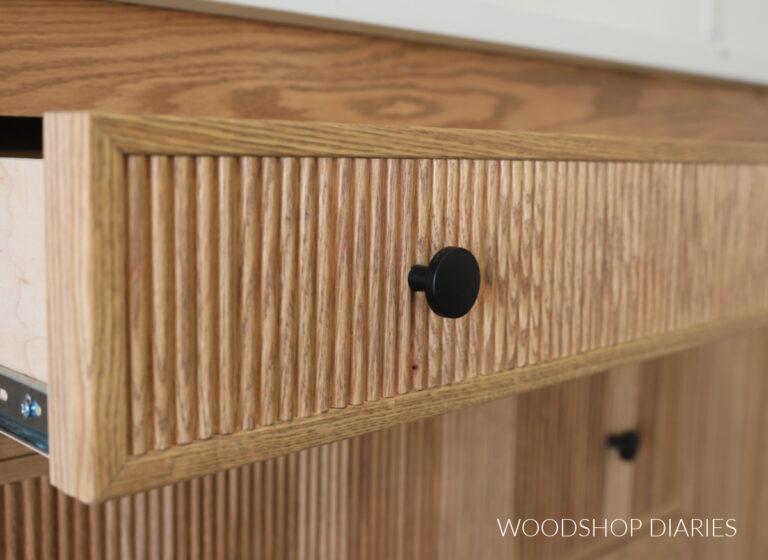 How to Make a Fluted Drawer Front