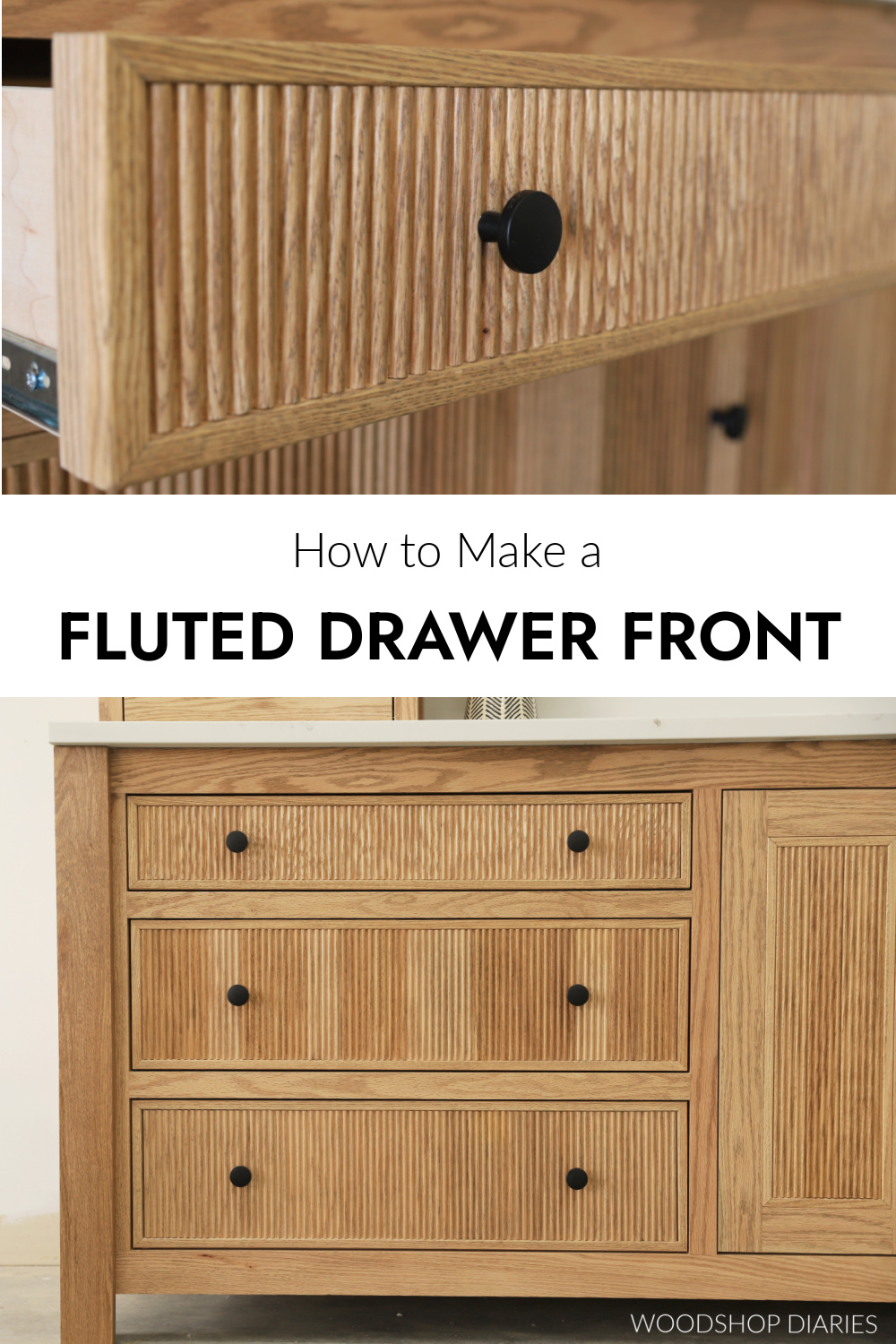 Routed Drawer Fronts