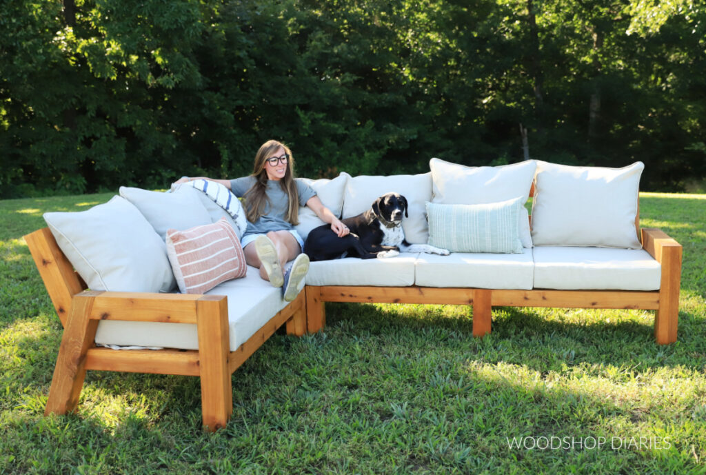 DIY Modular Outdoor Sectional Sofa | WITH BUILDING PLANS
