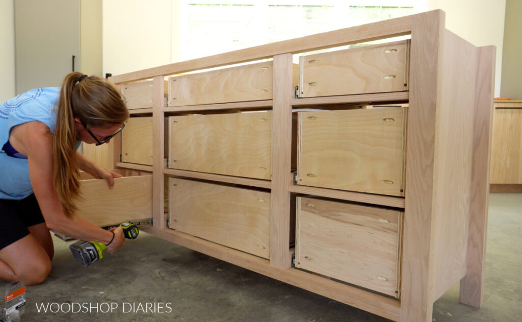 How to Build a 9 Drawer Dresser | PRINTABLE BUILDING PLANS