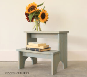 DIY Side Table Plant Stand | FROM WOOD SCRAPS!