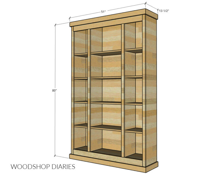 How to Build a Classic Bookcase | with BUILDING PLANS