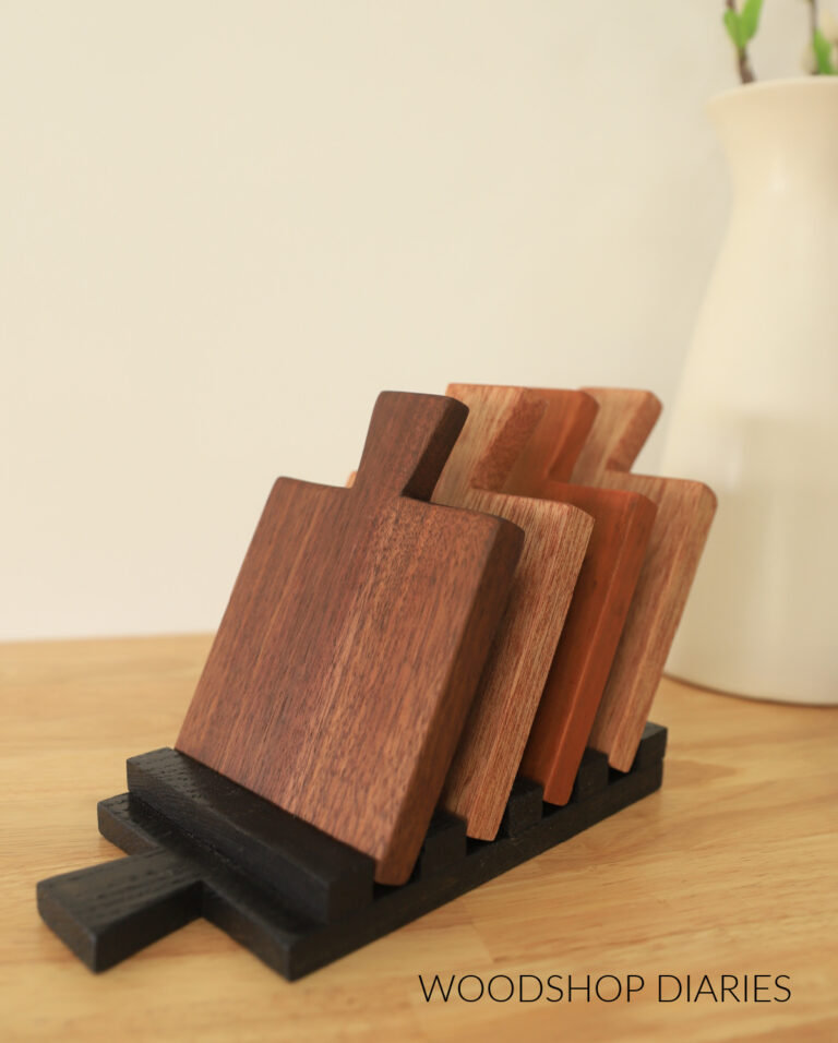 Easy DIY Cutting Board Drink Coasters | From Scrap Wood