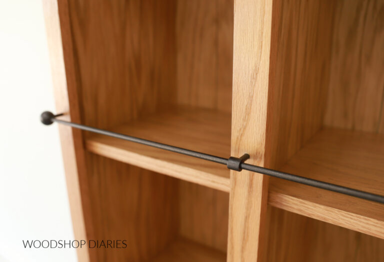 How to DIY a Gallery Rail for a Bookshelf | FOR CHEAP!