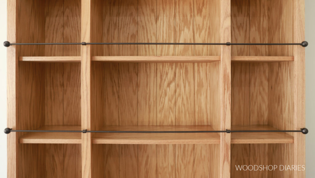 How to DIY a Gallery Rail for a Bookshelf | FOR CHEAP!