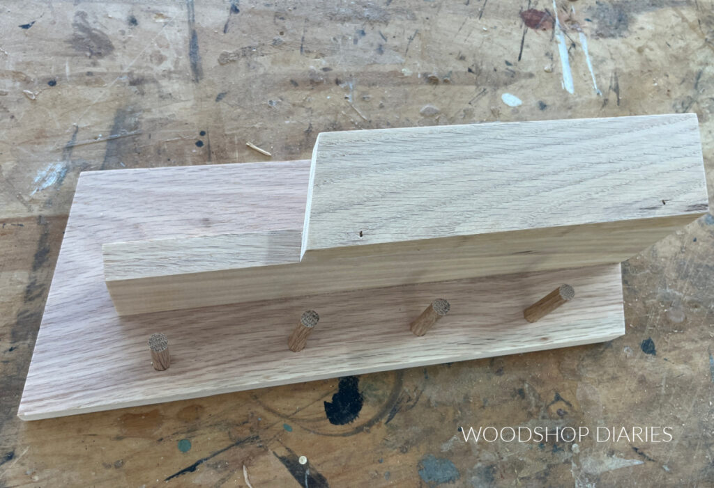 DIY Entryway Organizer with Key Holder | FROM SCRAP WOOD!