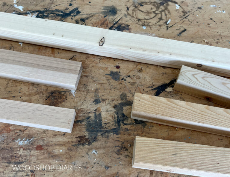 DIY Wood Block Photo Stand | From Scraps!