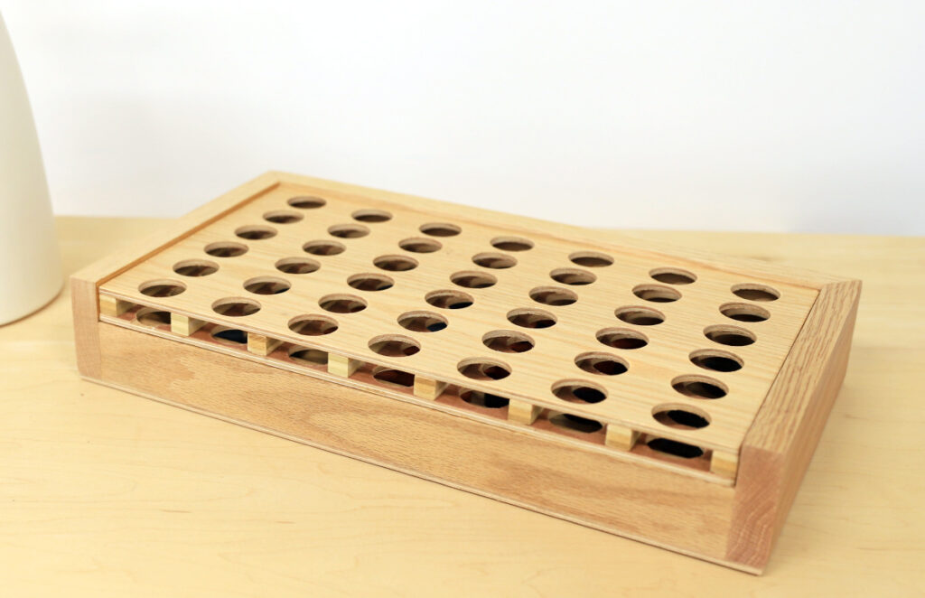DIY Wooden 4 in a Row Game Board