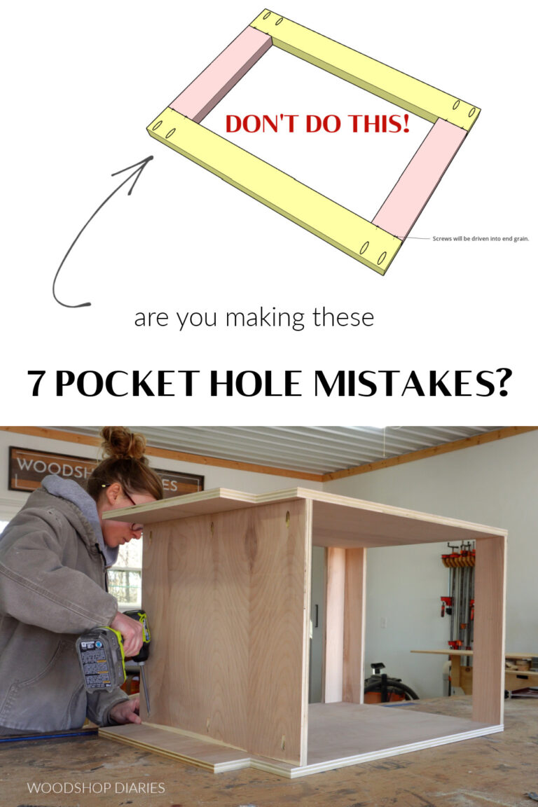 Are You Making These 7 Pocket Hole Mistakes?