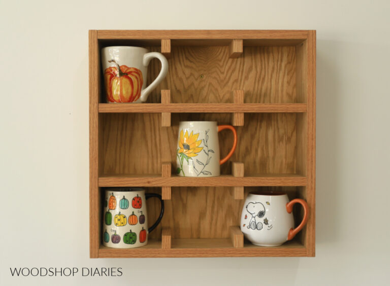 How to Build a Mug Display Shelf