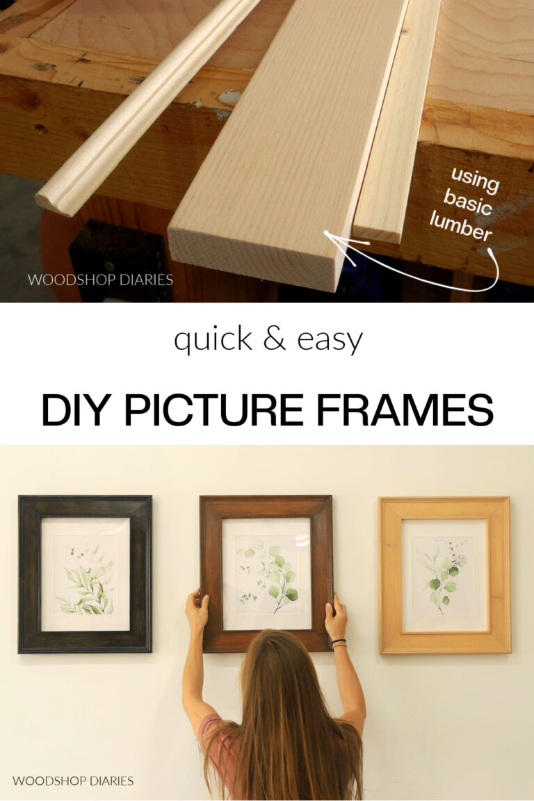 Easy & Inexpensive DIY Picture Frames