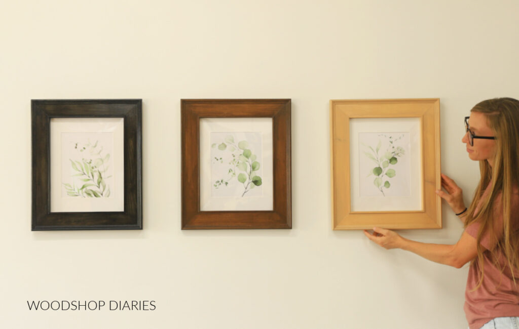 Easy & Inexpensive DIY Picture Frames