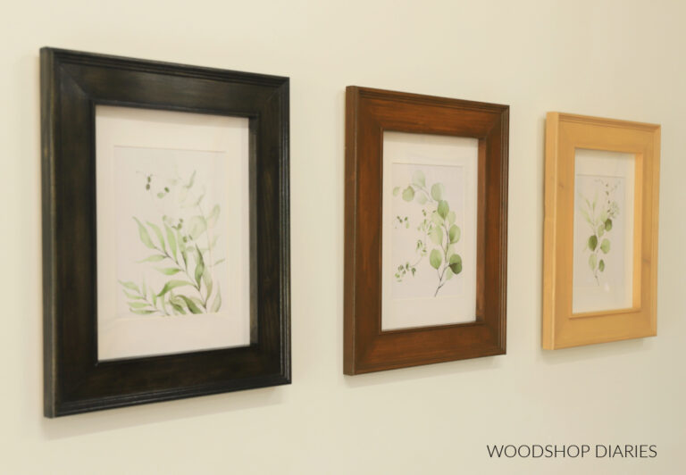 Easy & Inexpensive DIY Picture Frames