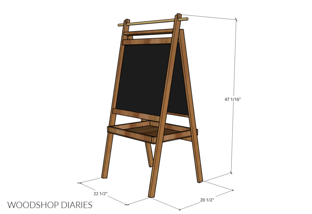 DIY Kids Fold Up Art Easel