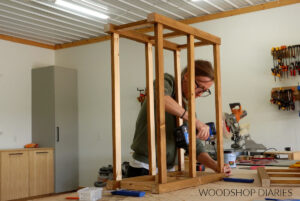 DIY Console Table with Shelves | Building Plans!