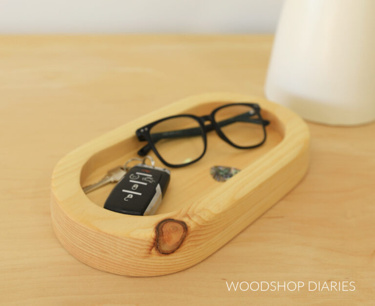 DIY Scrap Wood Catch All Tray