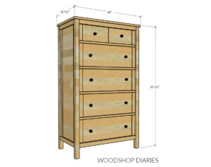 How to Build a Tall Dresser