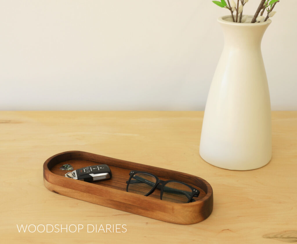 DIY Scrap Wood Catch All Tray