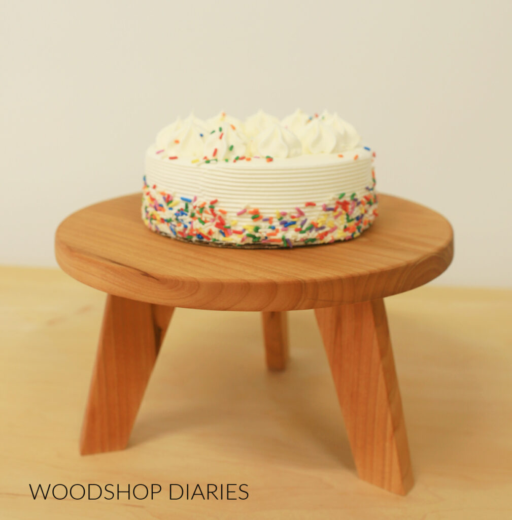 Easy DIY Modern Cake Stand