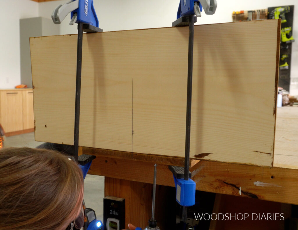 DIY Simple Angled Bookshelf | an EASY Weekend Project