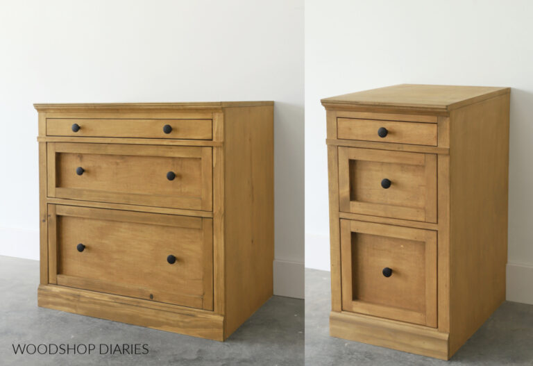 DIY Modular 3 Drawer Base Cabinets | PRINTABLE PLANS